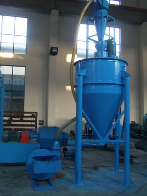 Tyre Recycling Fiber Separator Machine Air Separator For Rubber Crumb