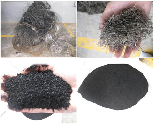 Large Capacity Tire Recycling Machine Dispose Solution 1000 kg/h Capacity