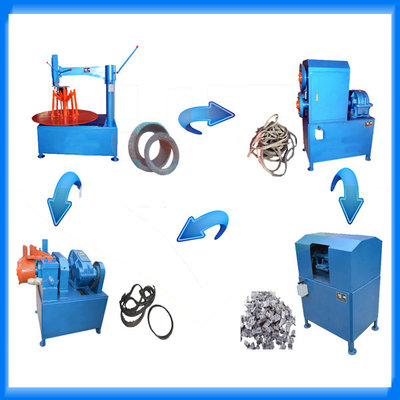 Fully Automatic Waste Tyre Recycle Machine  From Whole Tire Until Rubber Powder