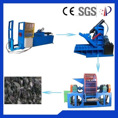 Big Capacity Tire Shredding Machine 20 Mesh - 80 Mesh With Double-Roll