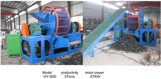 OTR Tyre Recycling Machines Production Line 2800MM Customized Size