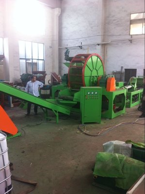 3 Phase Waste Rubber Recycling Machines Circulating Water Cooling
