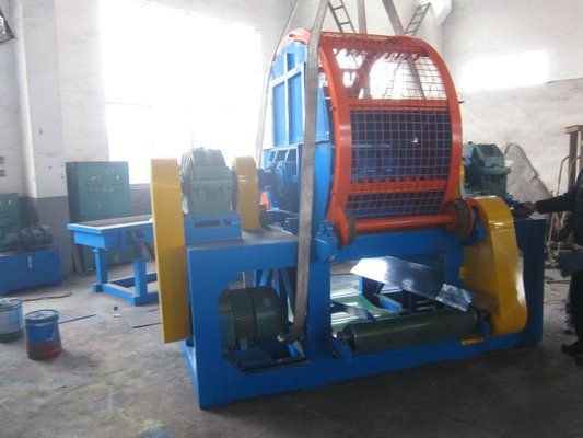 Crush Rubber Tyre Recycle Machine PLC Control Three Phase 380V 50Hz