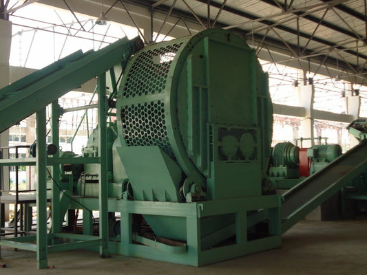 Double Shaft Tyres Recycling Machine 20Mesh - 120Mesh Wear Resistance