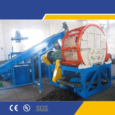 Waste Tire Shredder Machine / Rubber Powder Making Machine Water Cooling