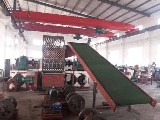 Powder Rubber Shredding Machine 5.55 KW Screen Power With CE Certification
