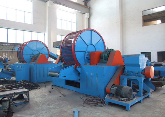 Rubber Tyre Shredding Machine 22 × 2KW with SGS CE Certification