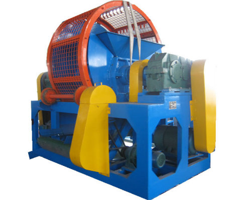 Vertical OTR Tire Shredder Machine Cast Steel Big Size 16PCS Block