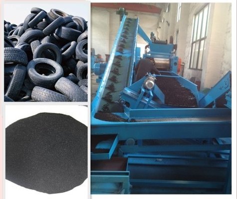 Professional Old Tyre Recycling Plant / Tyre Recycle Plant Waterproof
