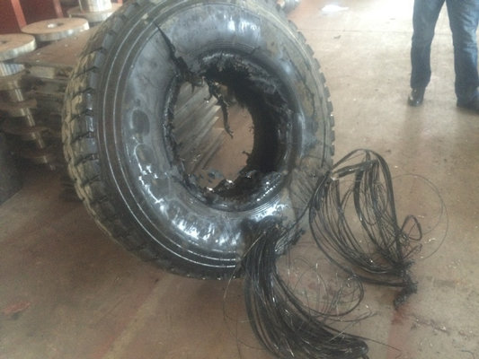 Car Tire Rubber Granulator Recycling Plant 30 - 80 mesh For Industries