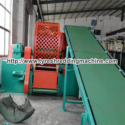 Flooring Rubber Granulation Machine 20 Mesh - 80 Mesh Shaft Speed 19rpm
