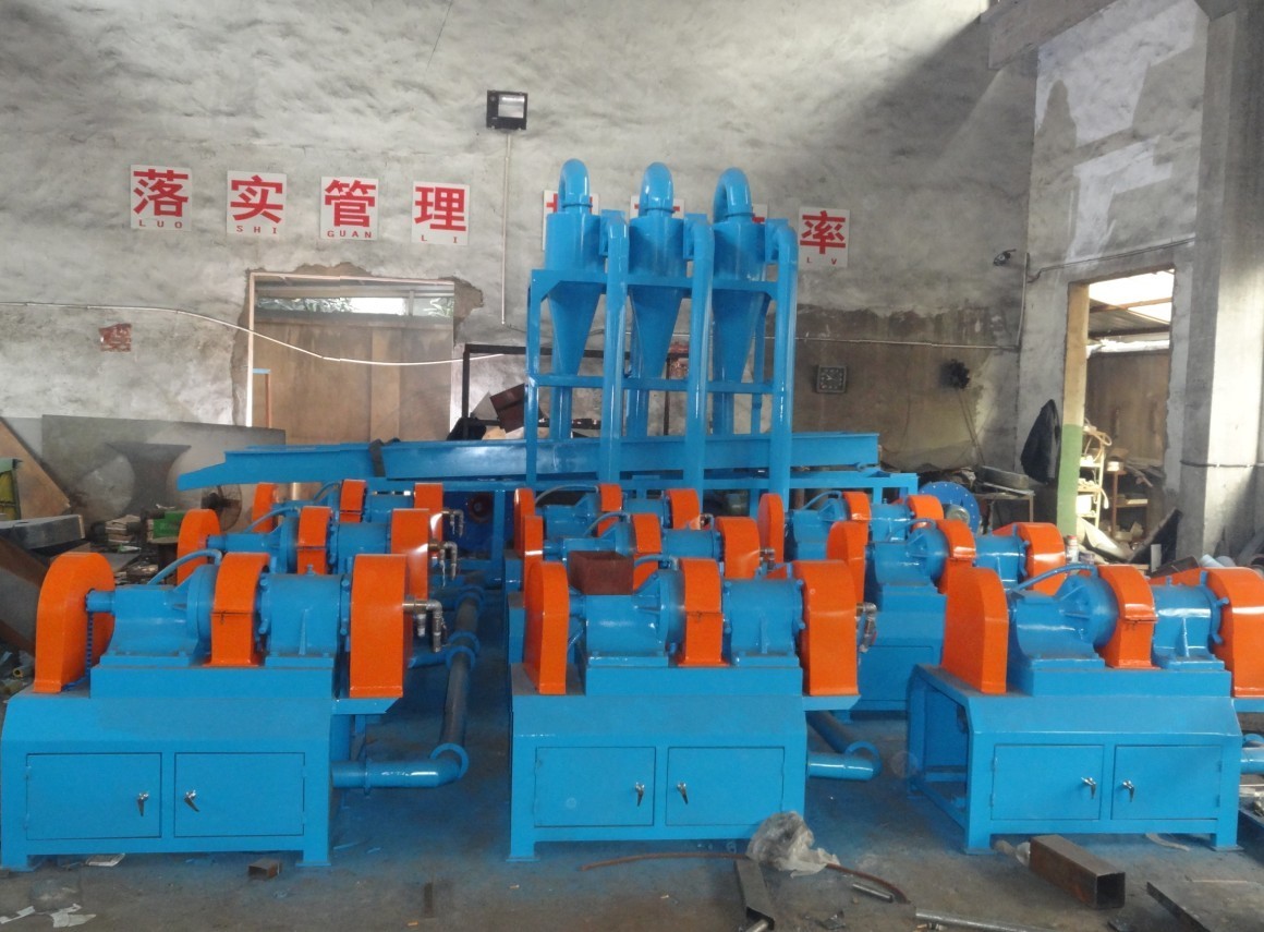 Double Roll Rubber Grinding Machine Powder Pulverizer Unit Environmental