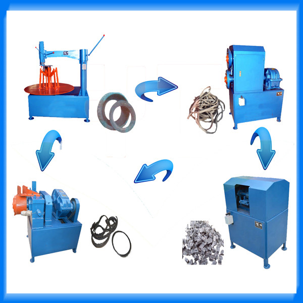 Fully Automatic Waste Tyre Recycle Machine  From Whole Tire Until Rubber Powder