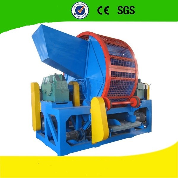 Energy Saving Tire Shredding Equipment High Shaft Speed For Outside