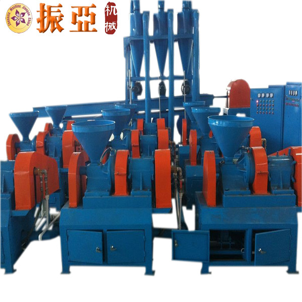Waste Tire Pulverizer Grinding Machine PLC Control 30mesh - 100mesh