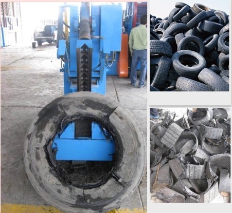 Tire Recycling Rubber Cutting Equipment Truck Tyre Sidewall Cutter