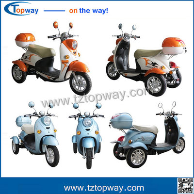 MOTOR closed cabin adult electric tricycle 3 wheel motorcycle /mobility scooter