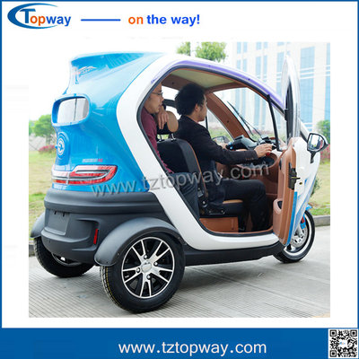 3 wheel Adult Electric tricycle with passenger seat with EEC voltage 48-60v