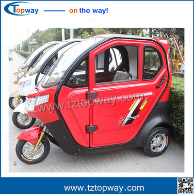 mileage 80km to 150km battery 3 seats 3 wheel electric tricycle rickshaw vehicle
