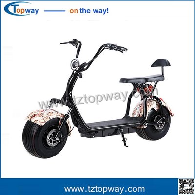18x9.5 inch fat tyre with Brushless dc motor 1000w electric citycoco scooter