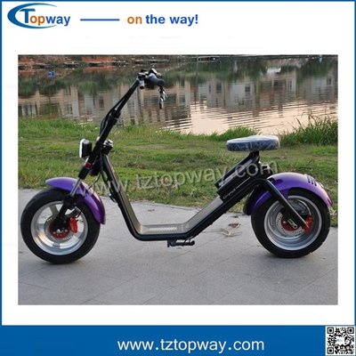 Powerful High Speed Lithium Battery Harley Citycoco 2000W EEC electric scooter