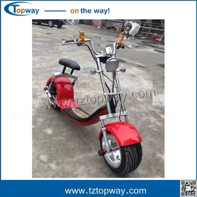 Driving range per charge 60-80km citycoco scooter wtih suspension in front and back