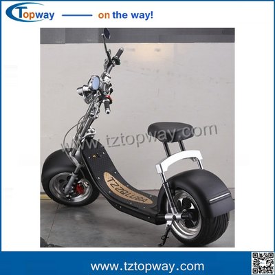Driving range per charge 60-80km citycoco scooter wtih suspension in front and back