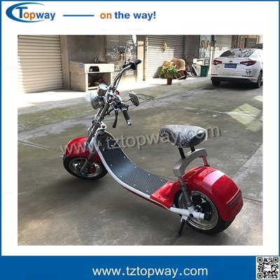 Driving range per charge 60-80km citycoco scooter wtih suspension in front and back