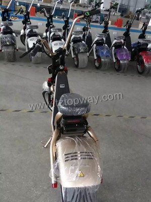 2017 popular electric scooter with big wheels fashion citycoco