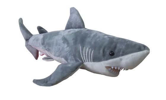China 30cm plush stuffed grey shark supplier