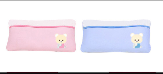 China 50X25CM Baby soft pillows / pink and blue with embroidery supplier
