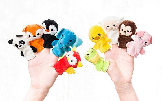 China 8CM finger puppets set / finger puppets gift for kids supplier