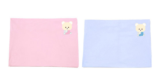 180x120CM Baby bed sheet / crib bed sheet / pink and blue with embroidery mattress cover supplier