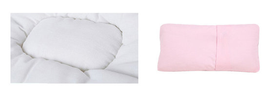 50X25CM Baby soft pillows / pink and blue with embroidery supplier