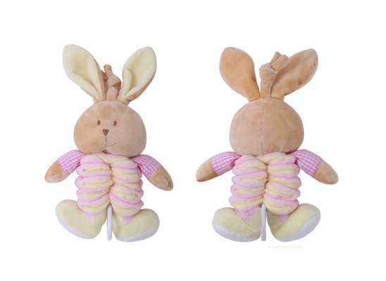 Baby zig-zag pull down musical / brown bear with pull down musical / pink and blue bear with pull down musical supplier