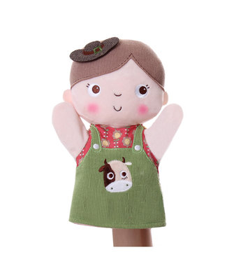 25CM Hand puppet boy and girl supplier