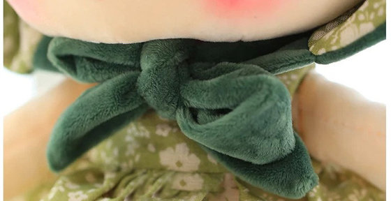 25CM Fashion dolls with hood/ rag dolls with hood for girls / kids/ hooded doll with wool hair supplier