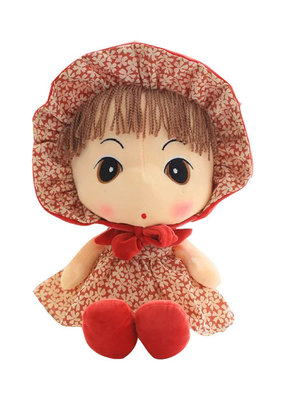 25CM Fashion dolls with hood/ rag dolls with hood for girls / kids/ hooded doll with wool hair supplier