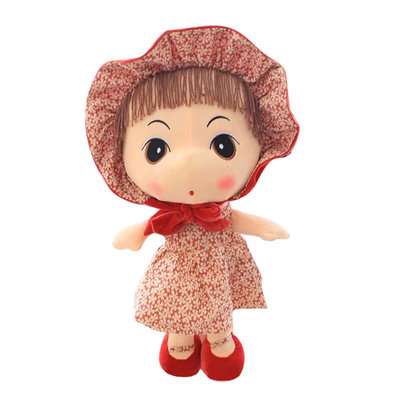 25CM Fashion dolls with hood/ rag dolls with hood for girls / kids/ hooded doll with wool hair supplier