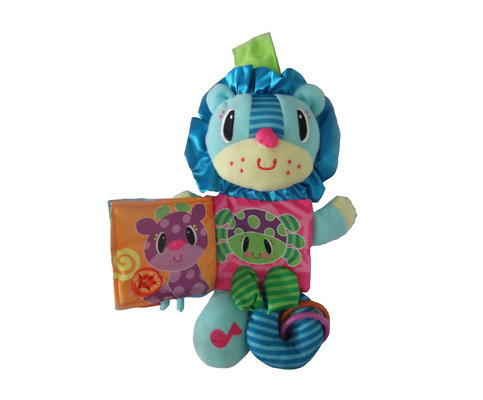 baby lion toy with book / baby book / colorful book for baby supplier