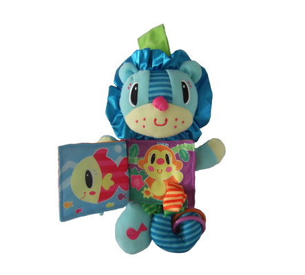 baby lion toy with book / baby book / colorful book for baby supplier
