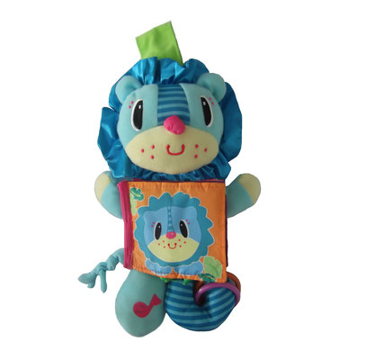 baby lion toy with book / baby book / colorful book for baby supplier