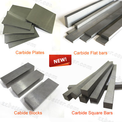 tungsten carbide flat bars / tungsten carbide strip, carbide square bars or blocks, plates
