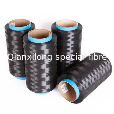 High strength high tenacity black UHMWPE fiber/yarn,ultra high molecular weight polyethylene filament 10D-1200D supplier