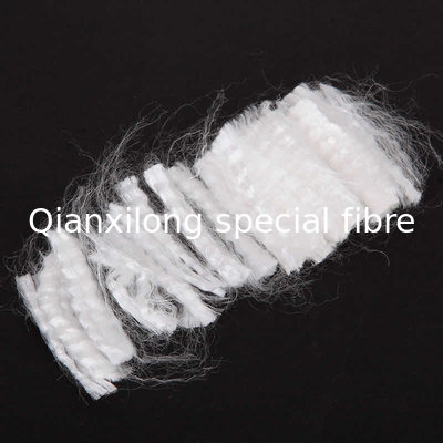 UHMWPE chopped fiber,short yarn for concrete 10/12/38/51mm bridge/building/home textile filament supplier