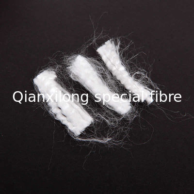 10/12/38/51mm UHMWPE staple fiber,short HPPE yarn for concrete /bridge/building/home textile filament supplier