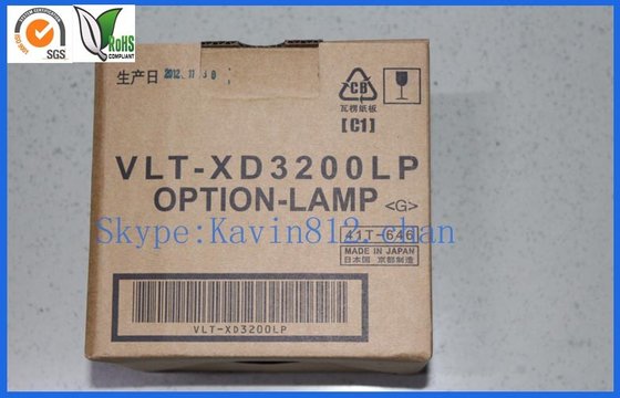 China Mitsubishi VLT-XD3200LP Replacement Lamp Works For WD3300 WD3300U XD3200 and the XD3200U Projectors supplier
