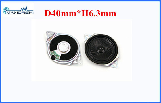 Orateur professionnel du diamètre 40mm mini Mylar, orateur de l'amplificateur sain 8Ω pour des télécom Voip