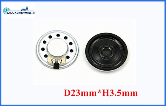 altoparlante dinamico miniatura leggermente/0.5w dell'altoparlante 23mm di 87DB Mylar micro