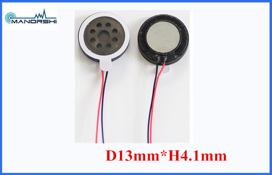 8 mini haut-parleur du fil 0.5W 86dB du haut-parleur 13mm de Mylar d'ohm pour le portable